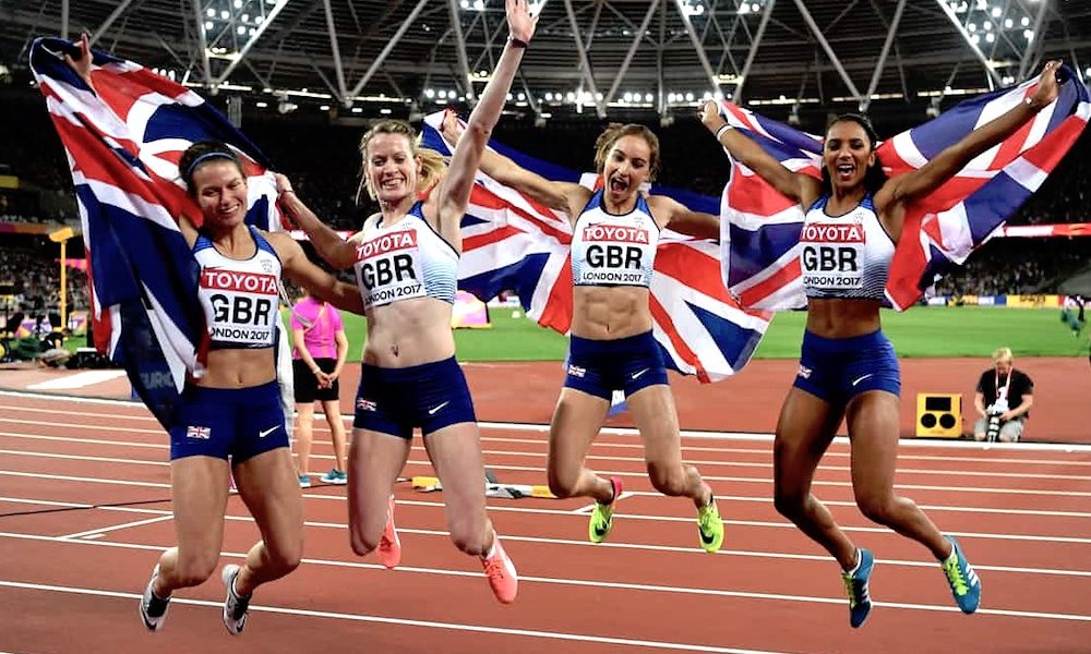 Britain clinch silver and bronze relay medals on closing night of the ...